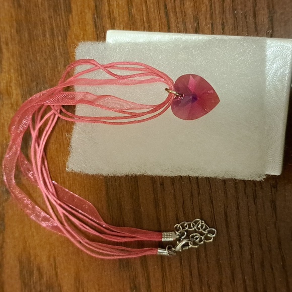 Jewelry | Magenta Magic Crystal Heart Necklace | Poshmark
